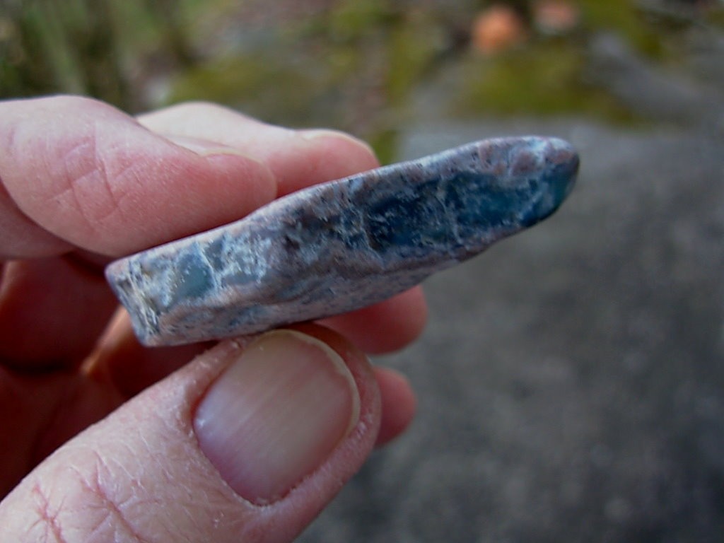 Needles Blue Agate - Spirit Rock Shop