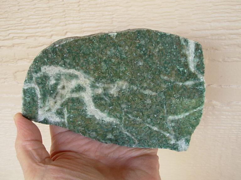 Fuchsite Quartz Thick Display Slab from Australia (Polished One Side ...