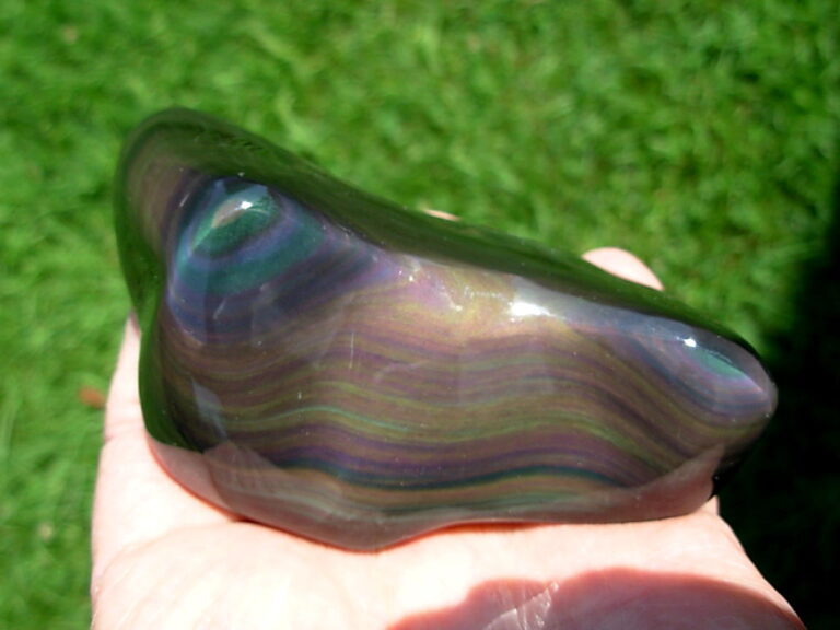 Polished Freeform Rainbow Obsidian1 - Spirit Rock Shop